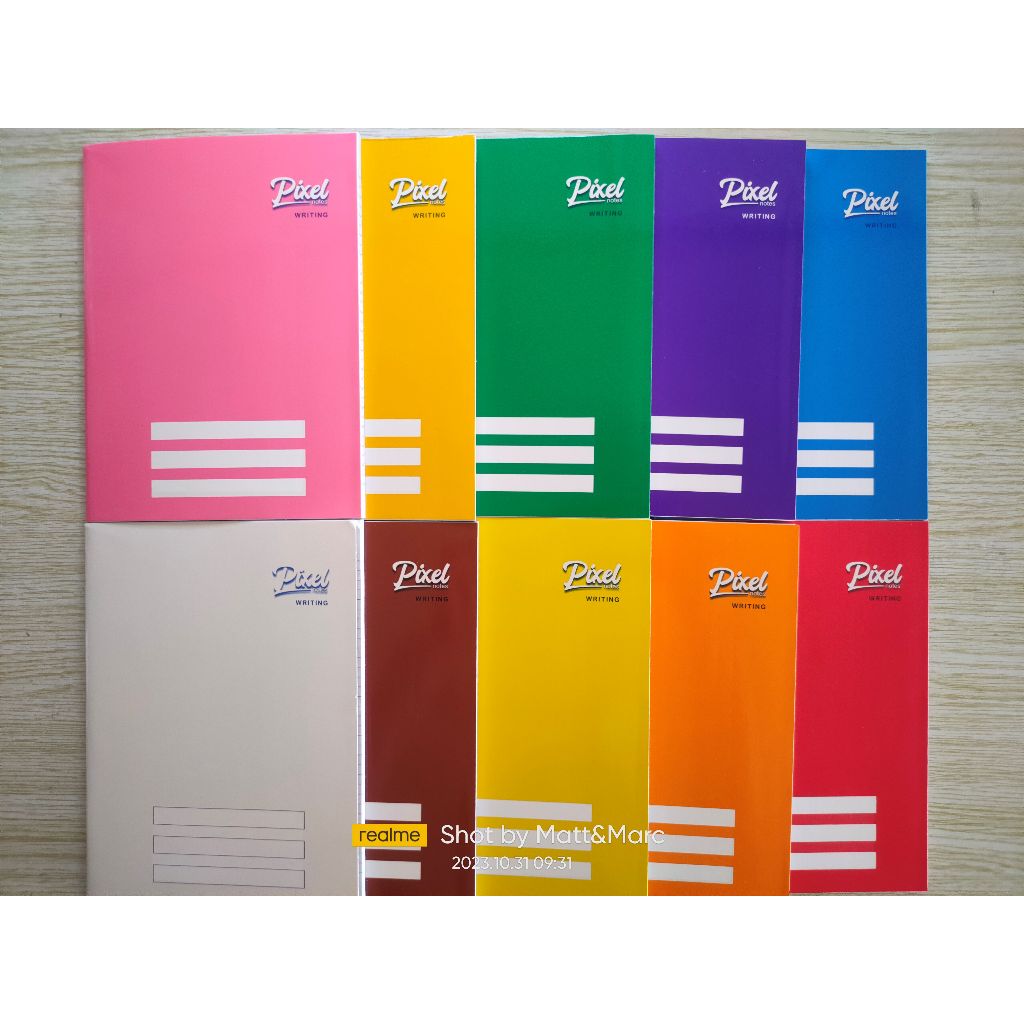 Writing Notebooks Assorted Colors Bundle of 10 pcs (SOLD PER BUNDLE ...