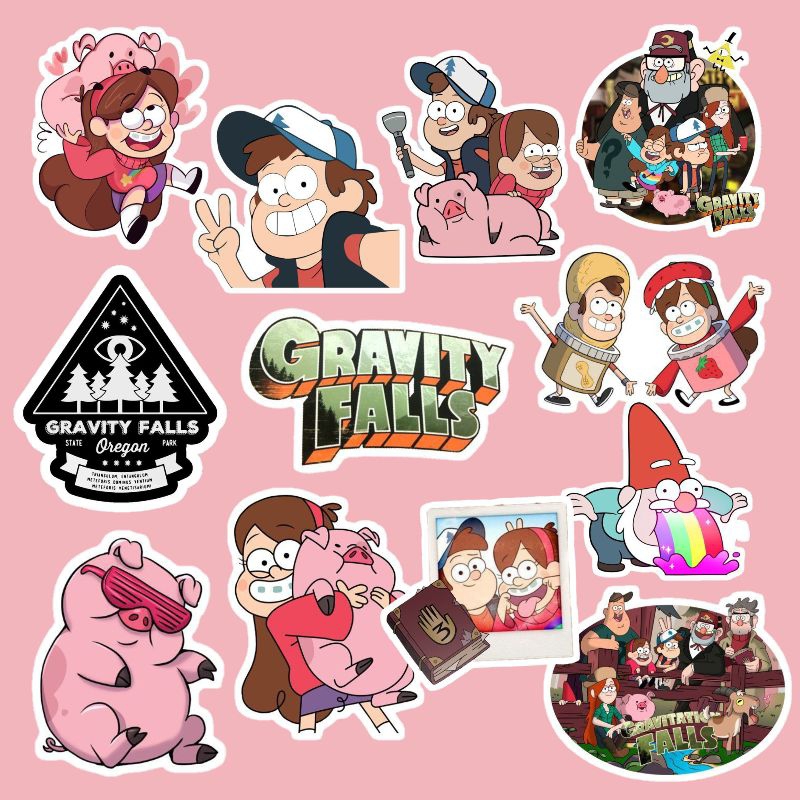 Gravity Falls Laminated VINYL Waterproof Stickers | Shopee Philippines