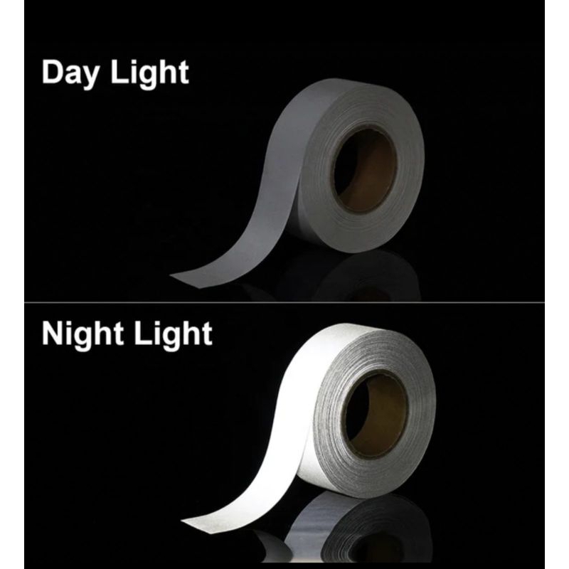 1 Meter fabric reflective strip sew on clothes reflector high ...