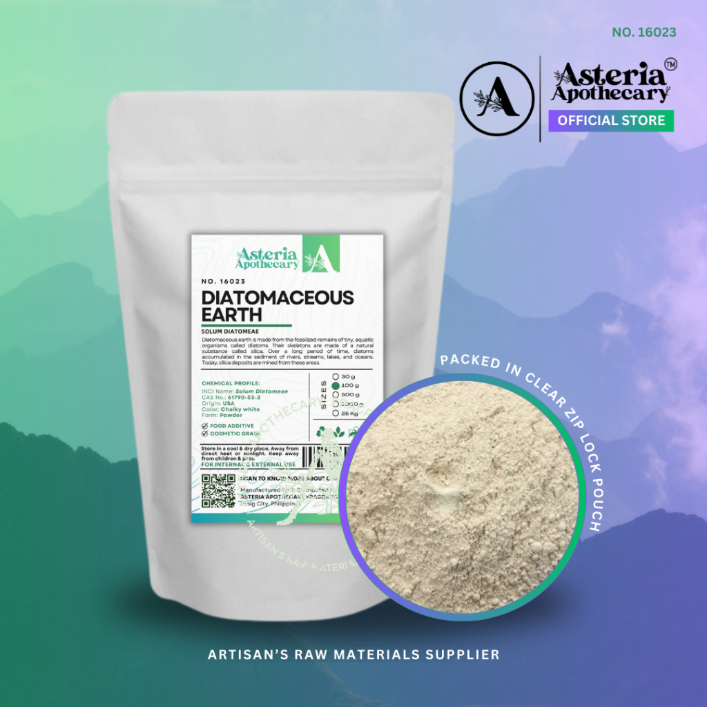 Diatomaceous Earth Powder 100g, 500g, 1Kg - Asteria Apothecary | Shopee ...