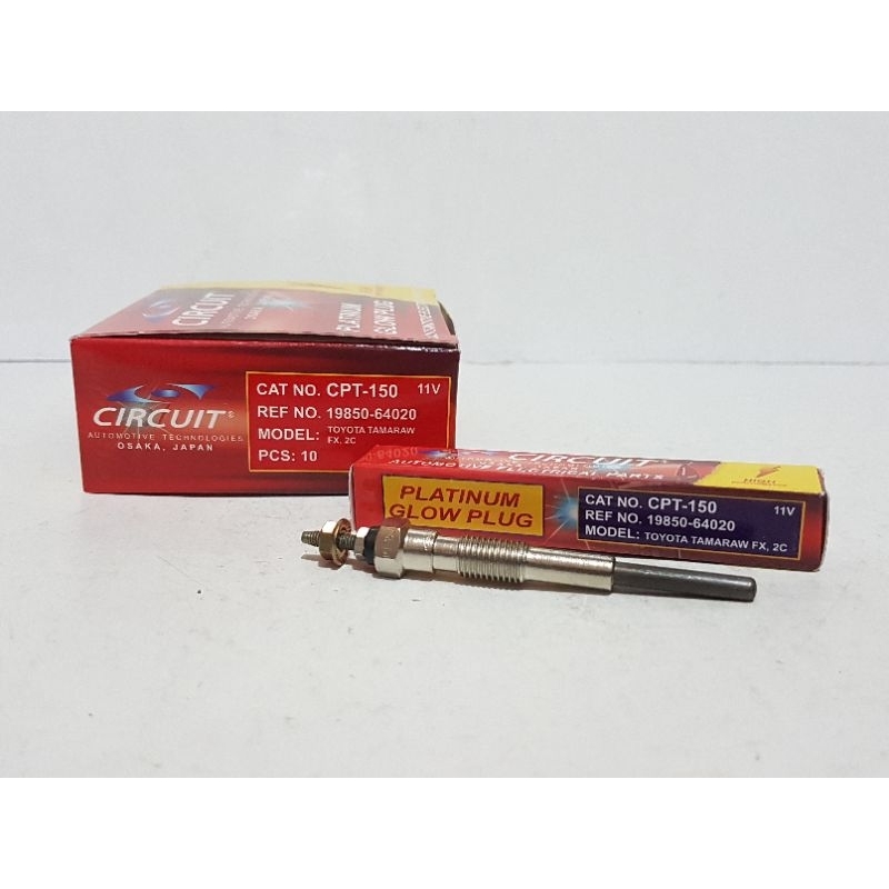 GLOW PLUG FOR TOYOTA TAMARAW FX 2C (CPT-150) | Shopee Philippines