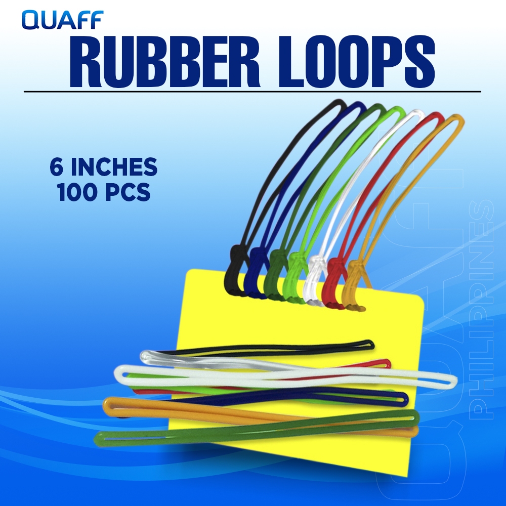 100PCS Rubber Loop for Bag Tag, Luggage Tag, ID Strap ID Making ...