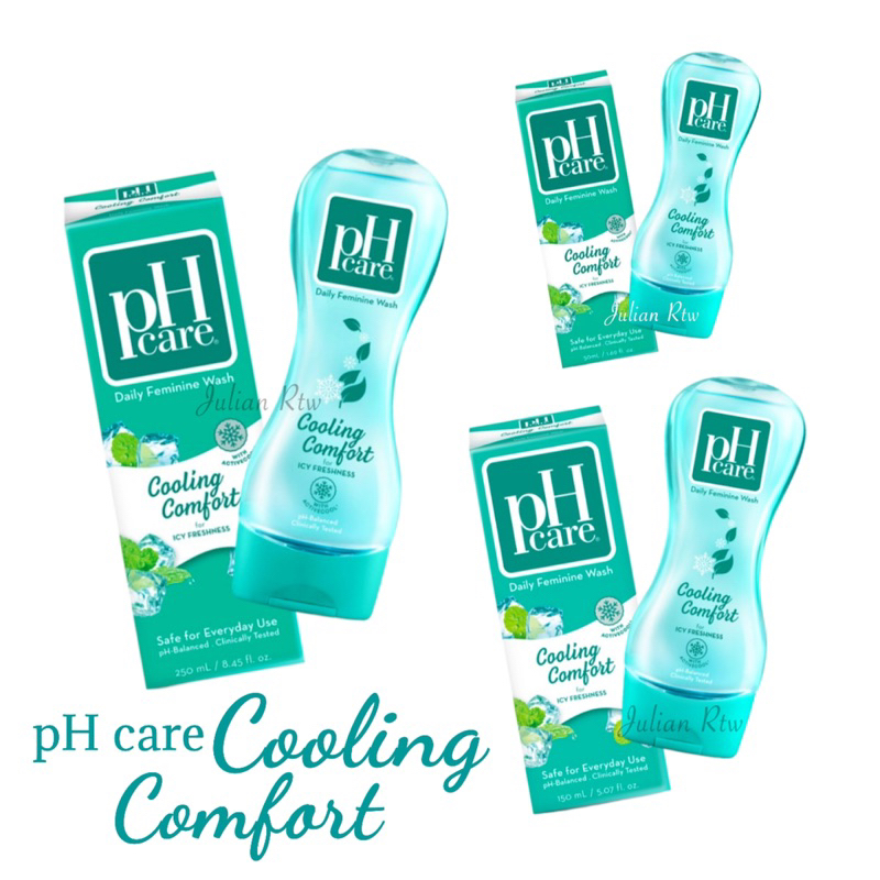 pHcare Cooling Comfort Daily Feminine Wash 50ml 150ml 250ml Gentle Mild ...