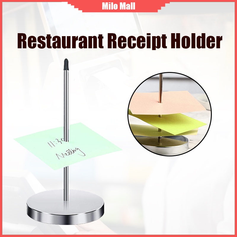 Metal Straight Rod Ticket Fork Restaurant Receipt Holder For Restaurant ...
