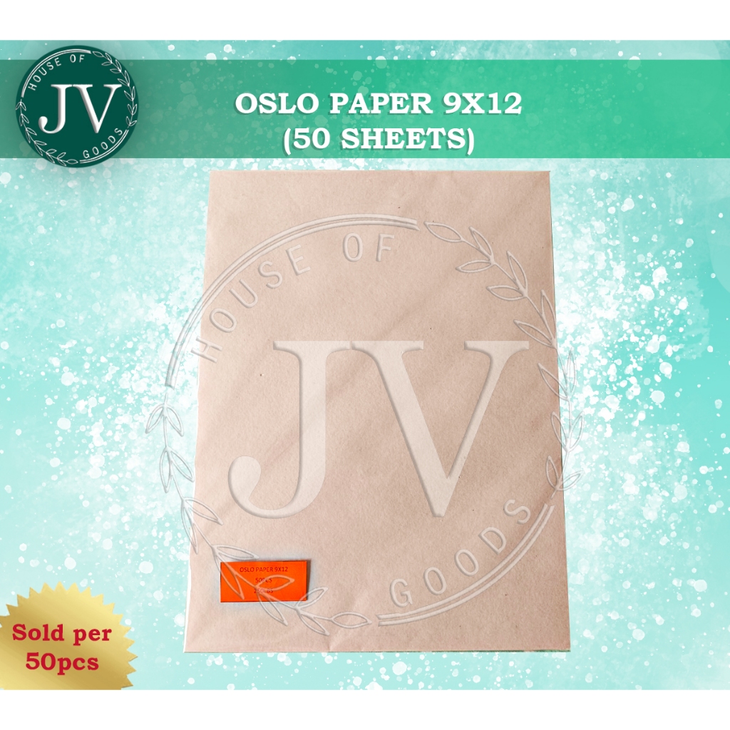 Oslo Paper 9x12 (50 Sheets) | Shopee Philippines