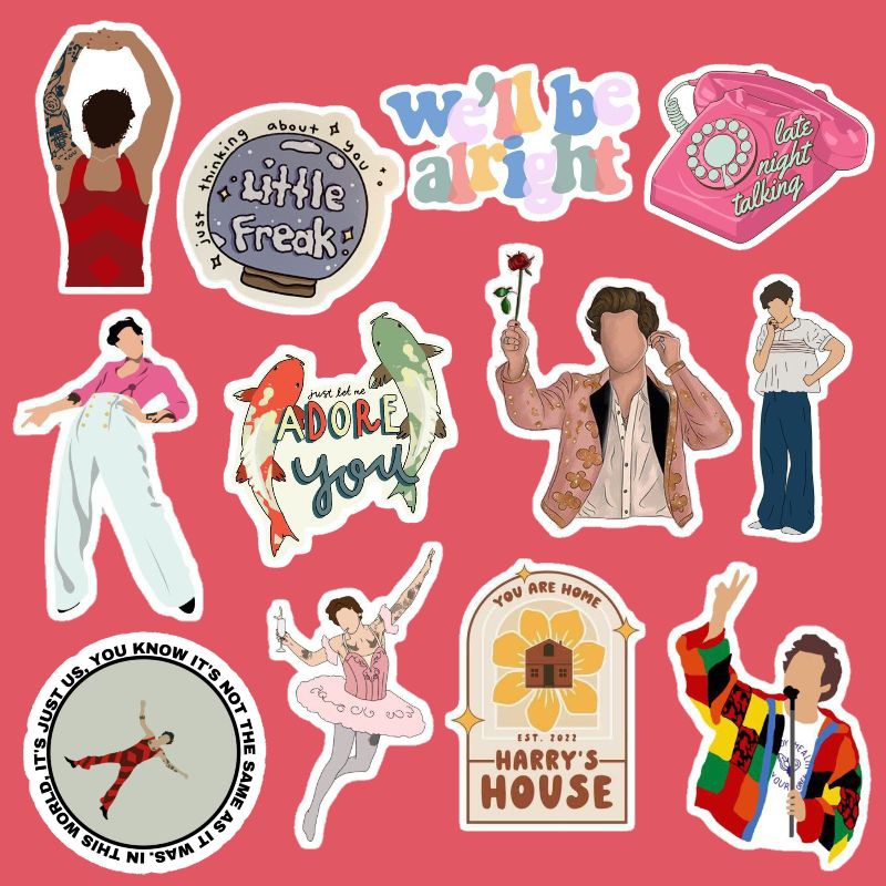 Harry Styles Laminated VINYL Waterproof Stickers | Shopee Philippines