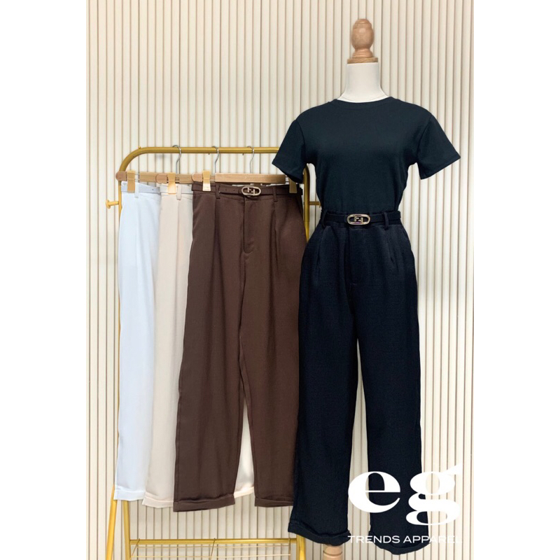 EG Trends | Classy Office Trouser with Belt | 26-32 Waistline ...