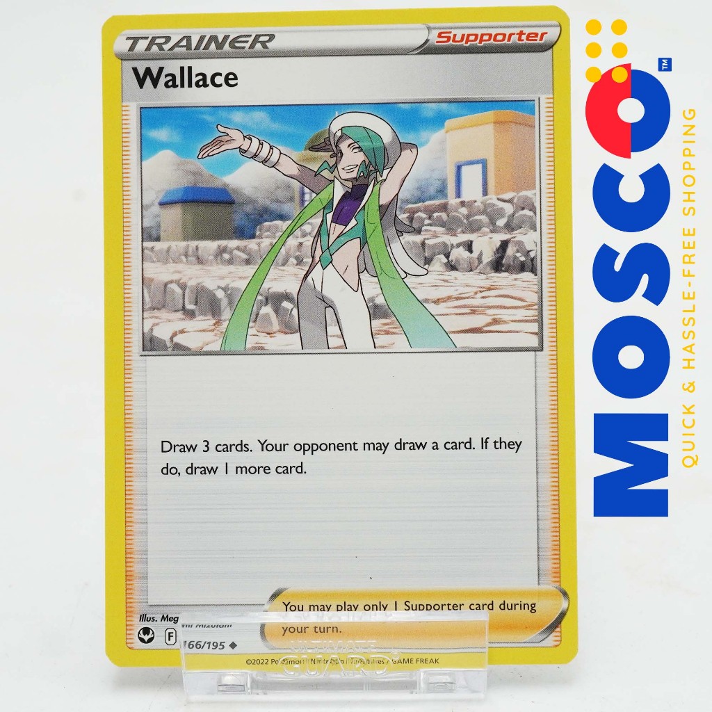 Wallace - 166/195 - Uncommon | Supporter Cards Pokemon TCG | Shopee ...