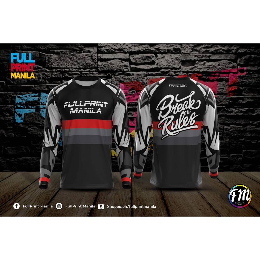 NEW FULLPRINT RIDING JERSEY FULL SUBLIMATION | Shopee Philippines