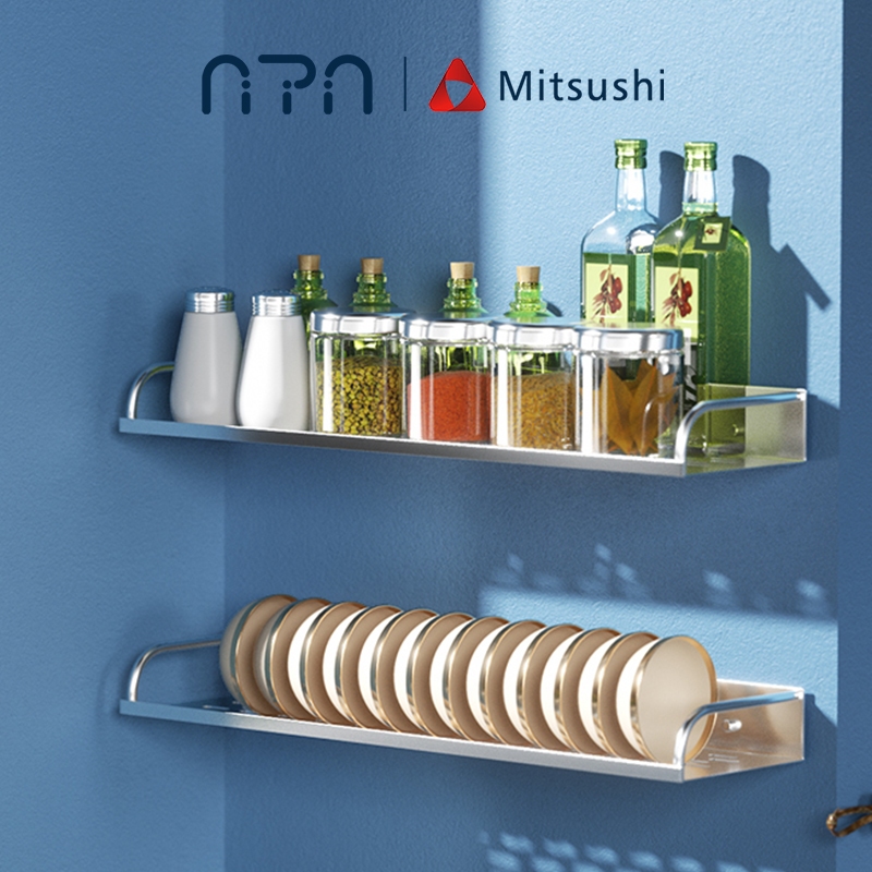 Nipiin Wall Mounted Kitchen Hanging Rack Spice Storage Holder Kitchen ...