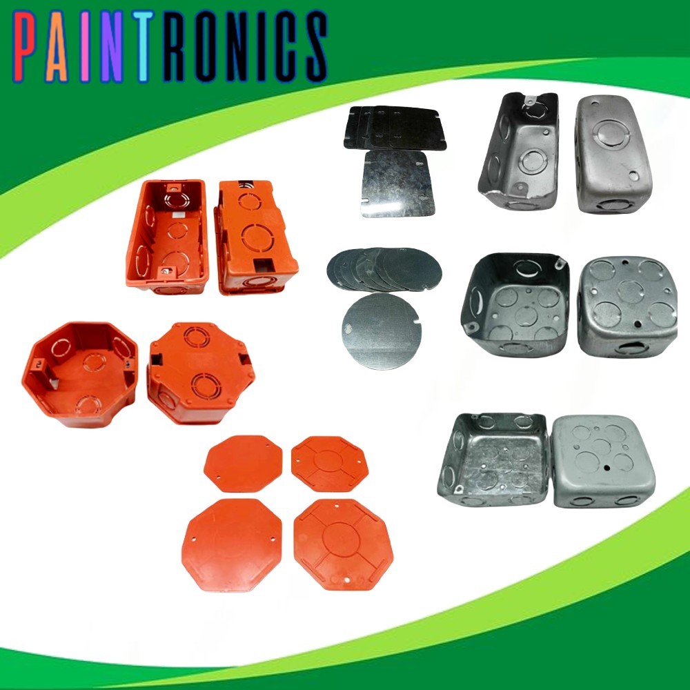 PVC Utility / Junction Deep Box Cover Plastic 2x4, 4x4 For Electrical ...