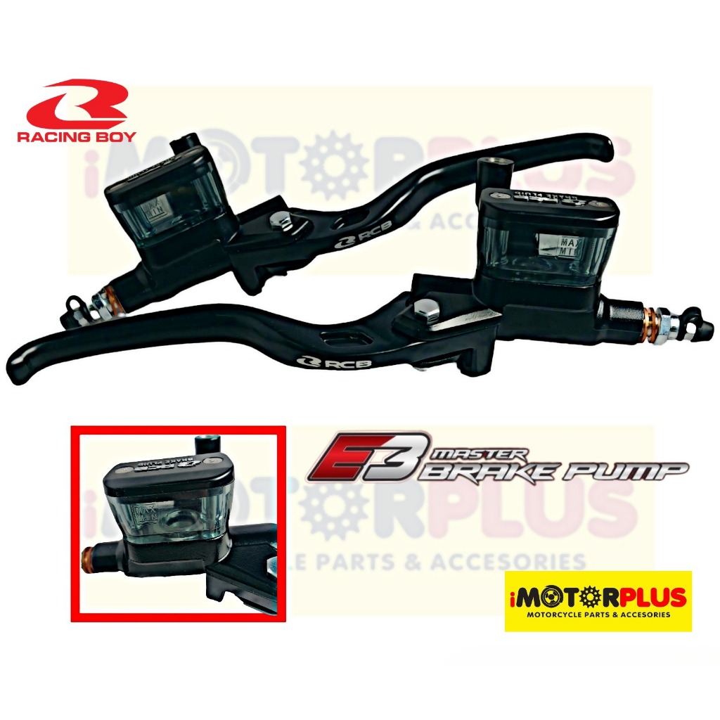 RCB E3 MASTER BRAKE PUMP 14mm BLACK RH & LH | Shopee Philippines