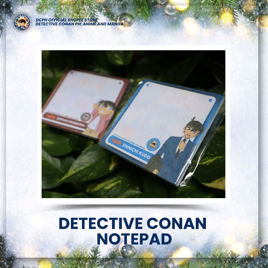 DETECTIVE CONAN NOTEPAD | DCPH OFFICIAL MERCHANDISE | Shopee Philippines
