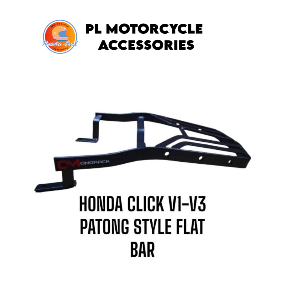 FLATBAR CM MONORACK BRACKET FOR HONDA CLICK V1-V3 PATONG STYLE | Shopee ...
