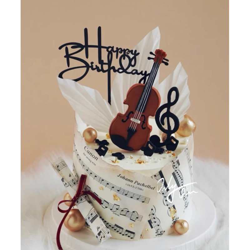 Violin decorative cake topper | Shopee Philippines