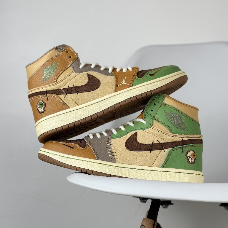 Zion Williamson x Air Jordan 1 "Voodoo" Hihg Basketball Shoes Casual ...