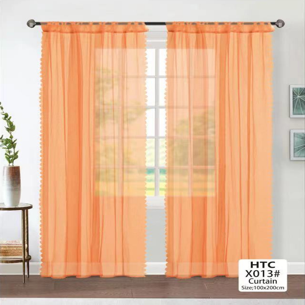 New Arrivals Red Curtain Elegance Pattern Voile Home Living Decoration ...