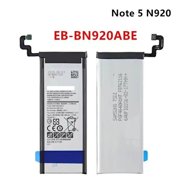 Shania "Oem Battery Note 5 Built-in Phone Batteries N9200 /N920T /N920C ...