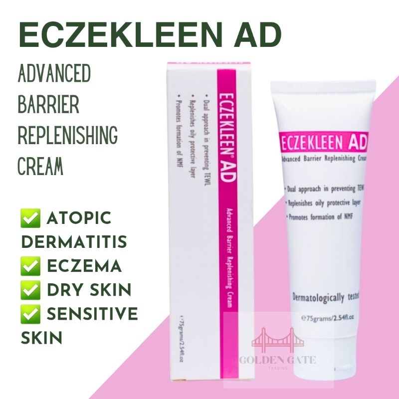 Eczekleen AD Advanced Barrier Replenishing Cream for eczema, atopic ...