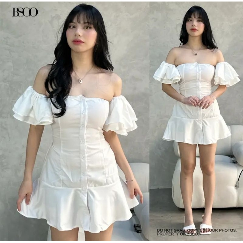 ONHAND BSCO CLARA BUTTON DOWN BODYCON DRESS - KOREAN STYLE FASHION ...