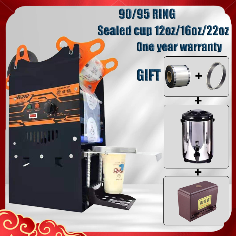 Heavy Duty Manual Cup Sealer Cup Sealing Machine Verly Coffee Boba ...