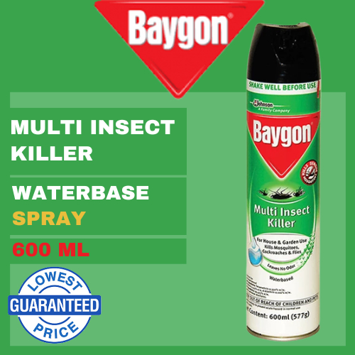 Baygon Multi Insect Killer Water-Based - 600 ml | Shopee Philippines