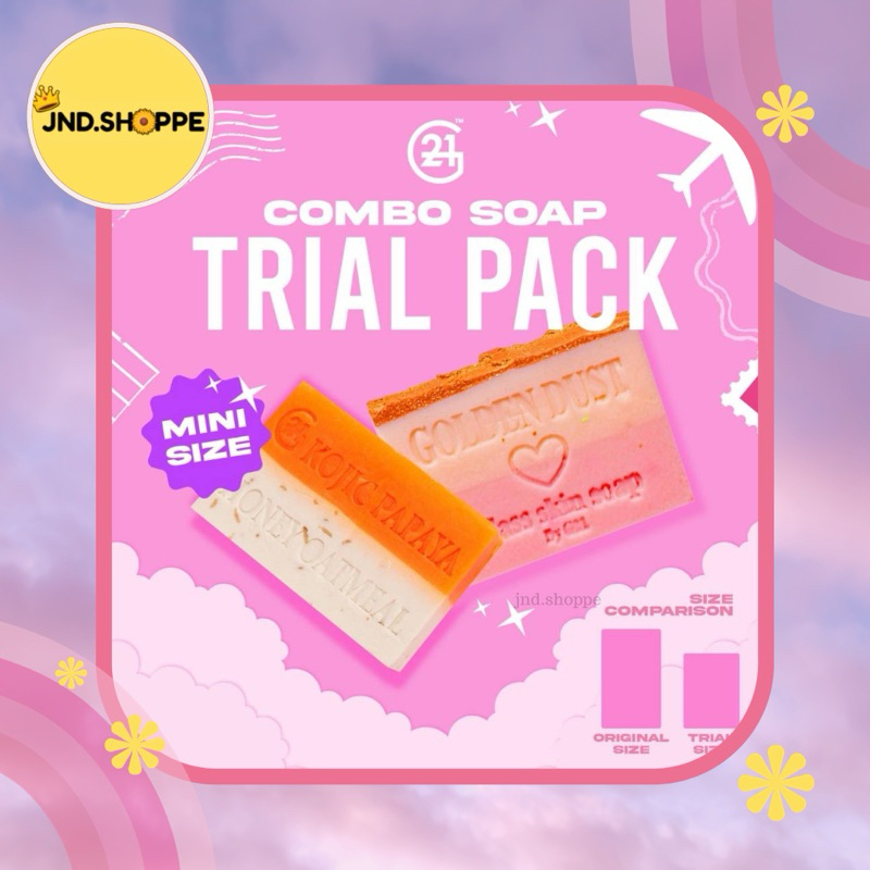 G21 MINI COMBO SOAP KOJIC PAPAYA HONEY OATMEAL SOAP GOLDEN DUST ...