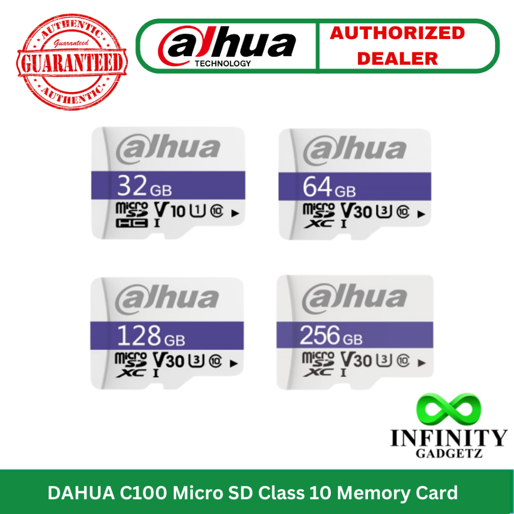 DAHUA C100 Micro SD Class 10 Memory Card | Shopee Philippines