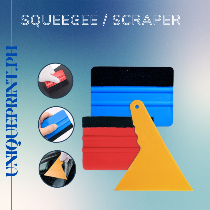Squeegee / Film Scraper for Car Sticker (Blue, Red and Yellow) | Shopee ...