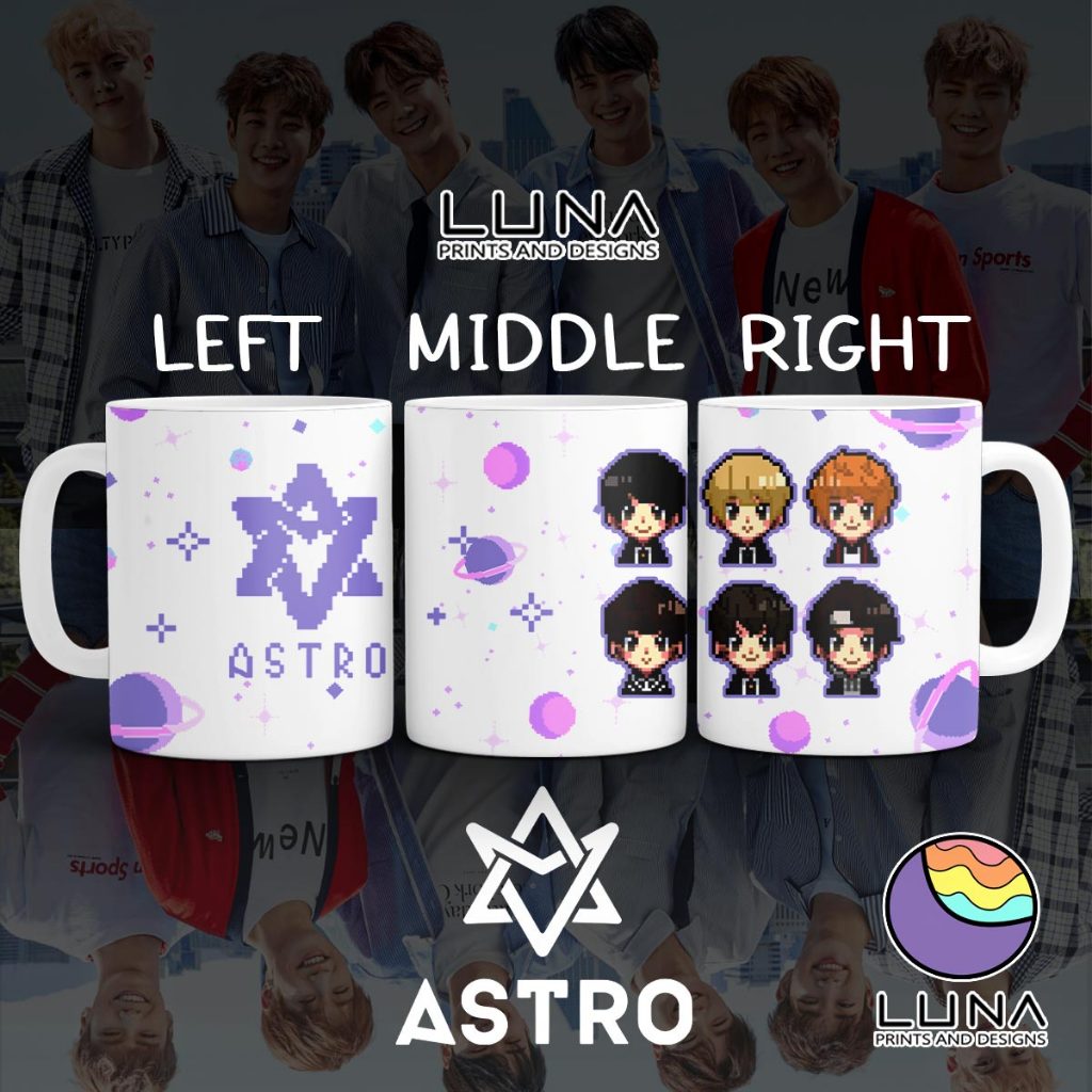 Astro Kpop Coffee Mug ( Cha Eun Woo, Moonbin, Rocky, Jinjin, MJ, Yoon ...