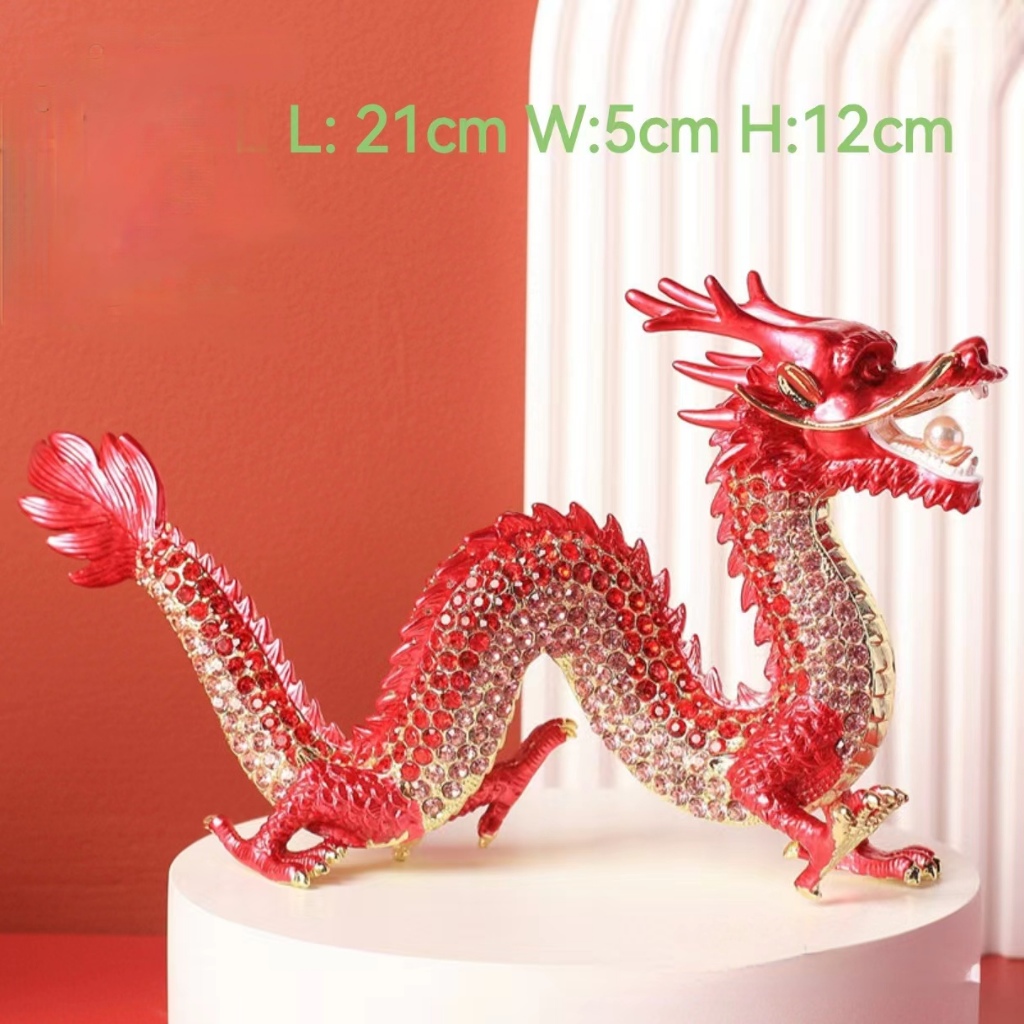 Metal Diamond Dragon Display For business home decor good luck dragon ...