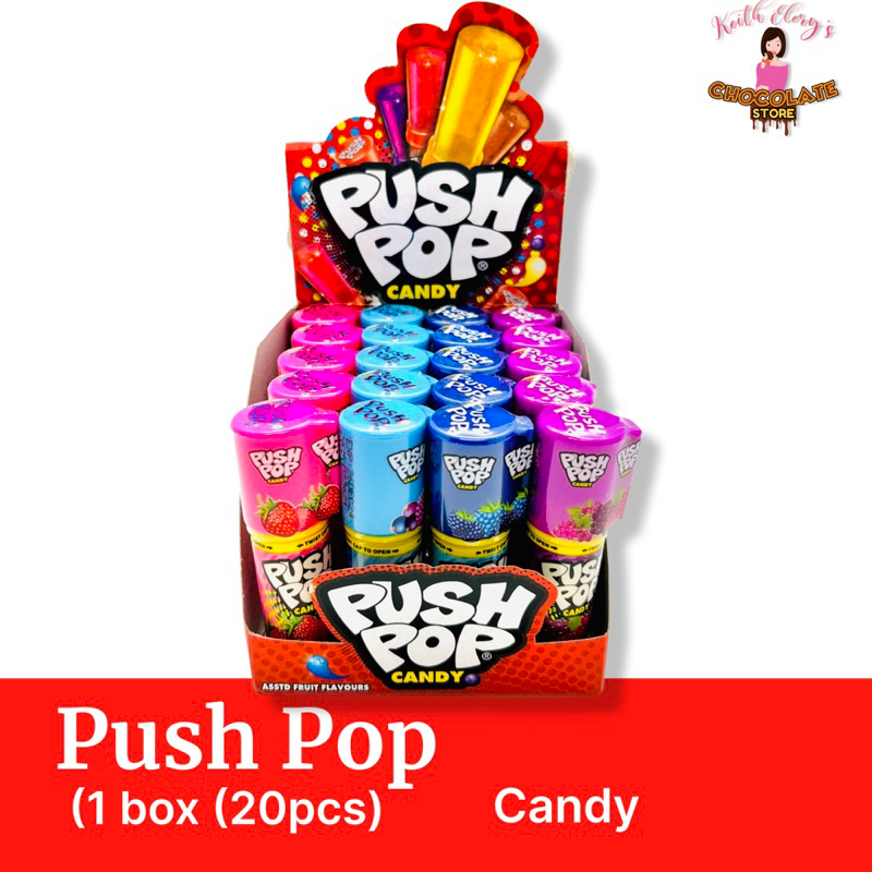 Push Pop Lollipop Candy Assorted Fruit Flavors | Shopee Philippines
