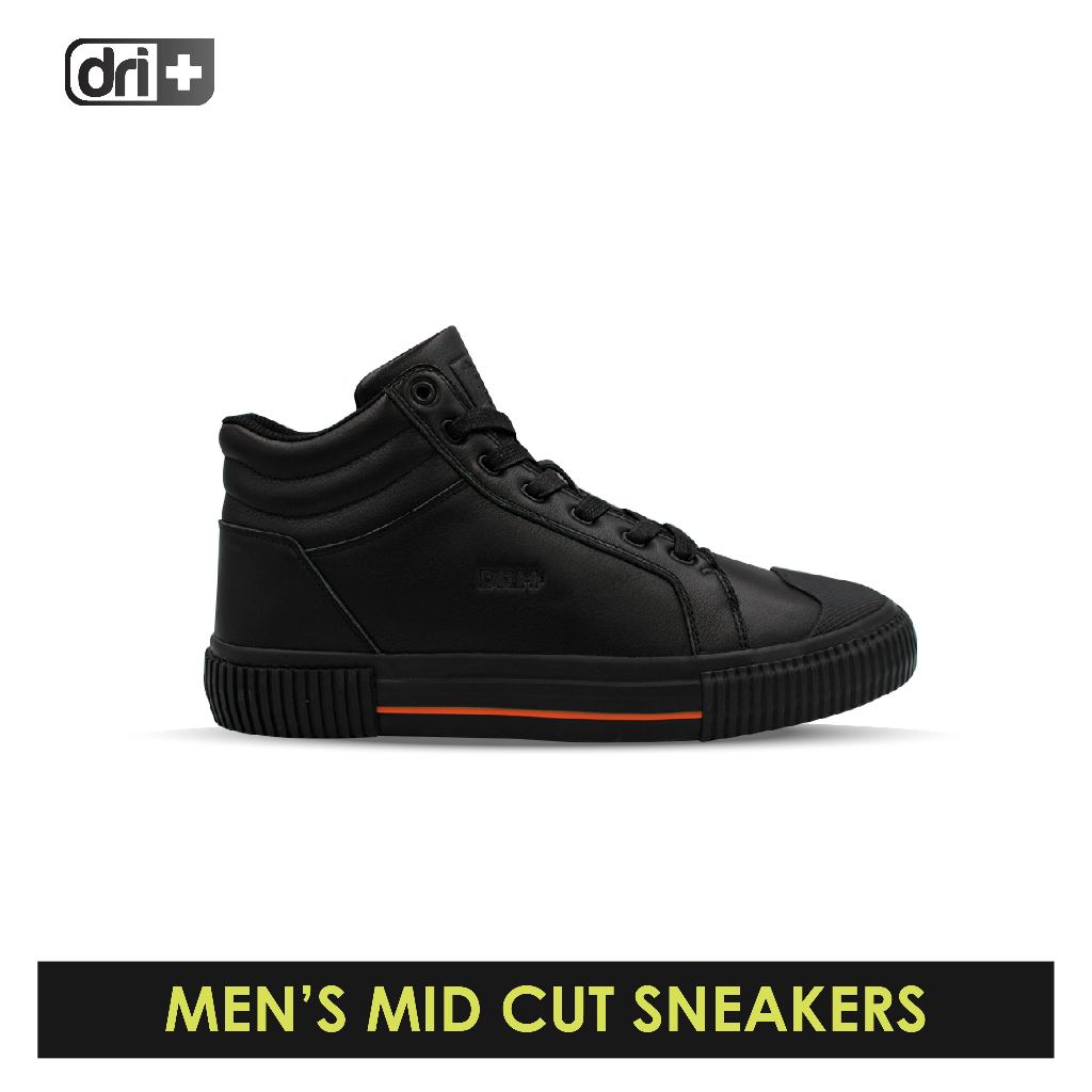 Dri Plus Men’s DRI+RIDE Urban Full Grain Leather Mid Cut Sneaker Shoes ...