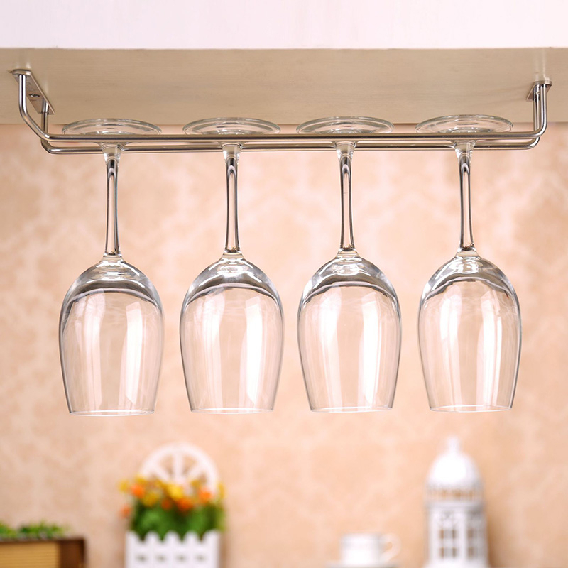 27cmkitchen stainless steel wine glass rack Wall mounted The goblet ...