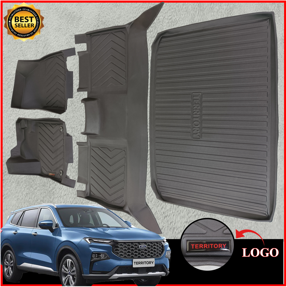 All New Ford Territory 2023-2024 Deep Dish Mat & cargo tray (Ford ...