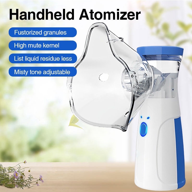 Portable Nebulizer Handheld Ultrasonic Spray Asthma Inhaler Nebulizer ...