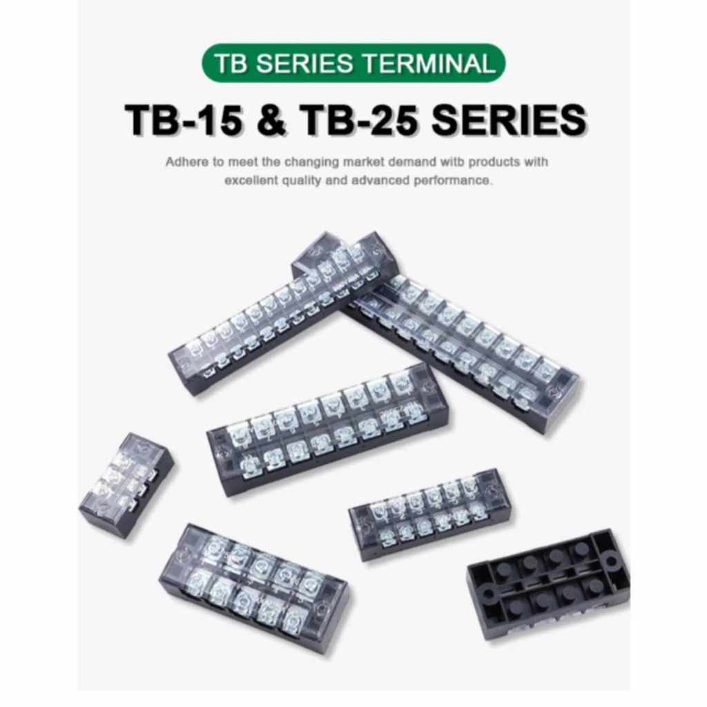 TERMINAL BLOCK 15A | 25A - 3/4/5/6/8/10/12 PIN (IRON & COPPER) 2WAY Molded type Electrical ...