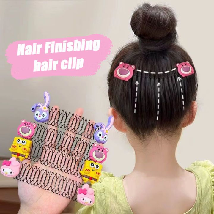 Children's Long Inserted Comb Hair Clip Broken Hair Sorting Tool Pull ...
