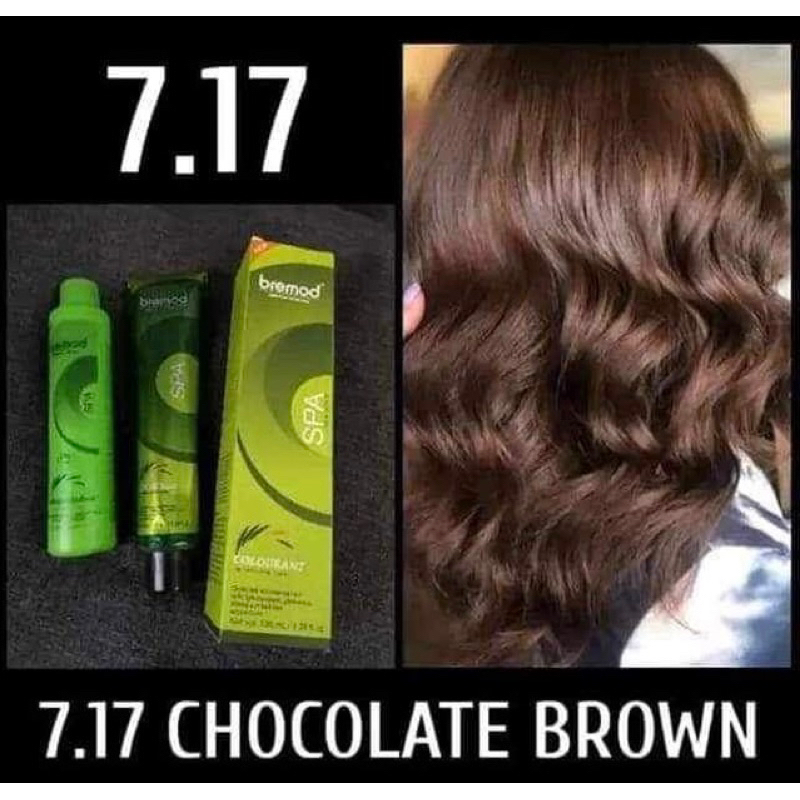 Bremod 7.17 Chocolate Brown Hair Color | Shopee Philippines
