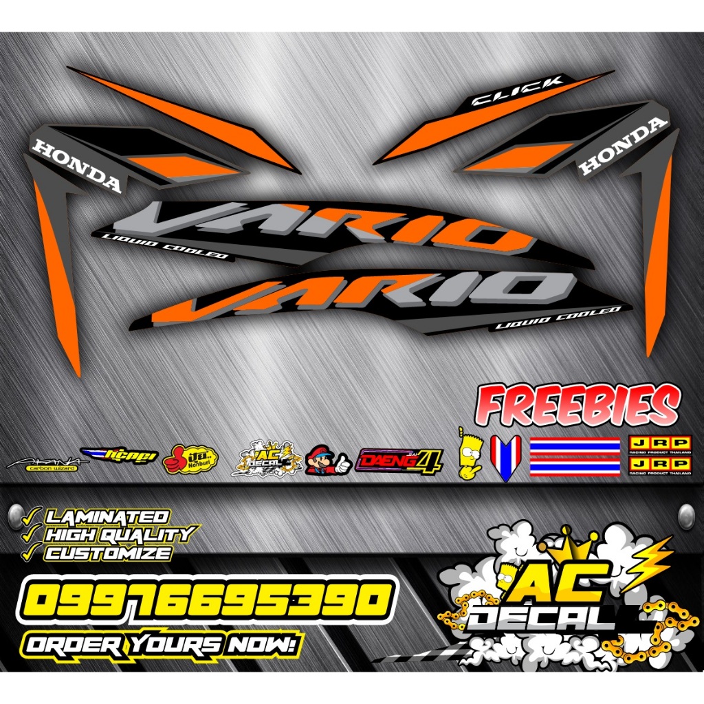Honda Click V2 Game Changer Vario Decal | Shopee Philippines