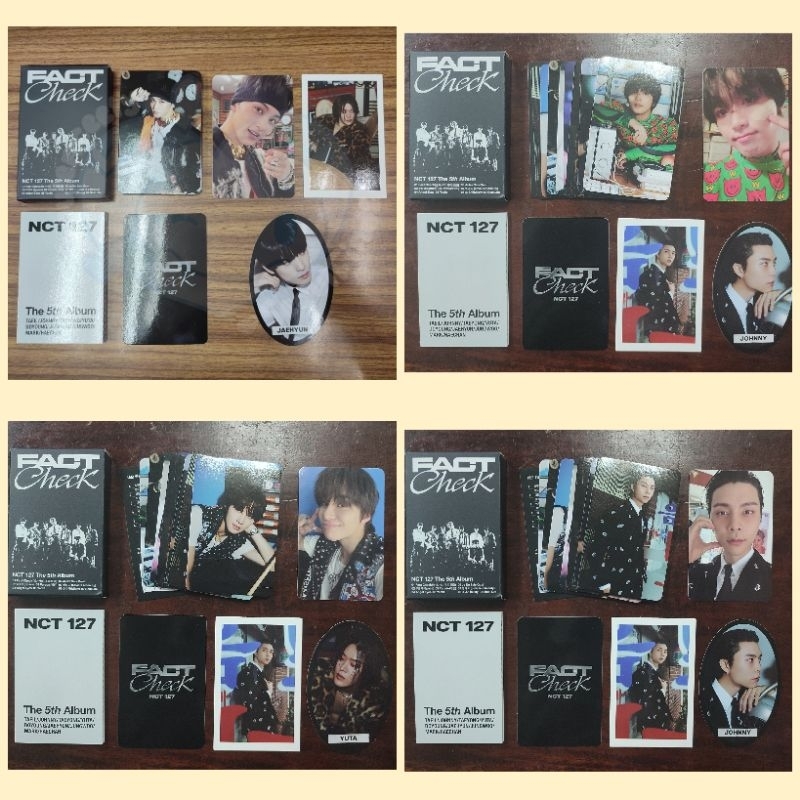 NCT 127 FACT CHECK OFFICIAL ALBUM QR VERSION HAECHAN JUNGWOO JOHNNY ...