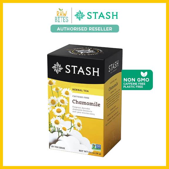 Stash Chamomile Herbal Tea 18g/20 bags (Caffeine Free, Sugar Free, Non ...