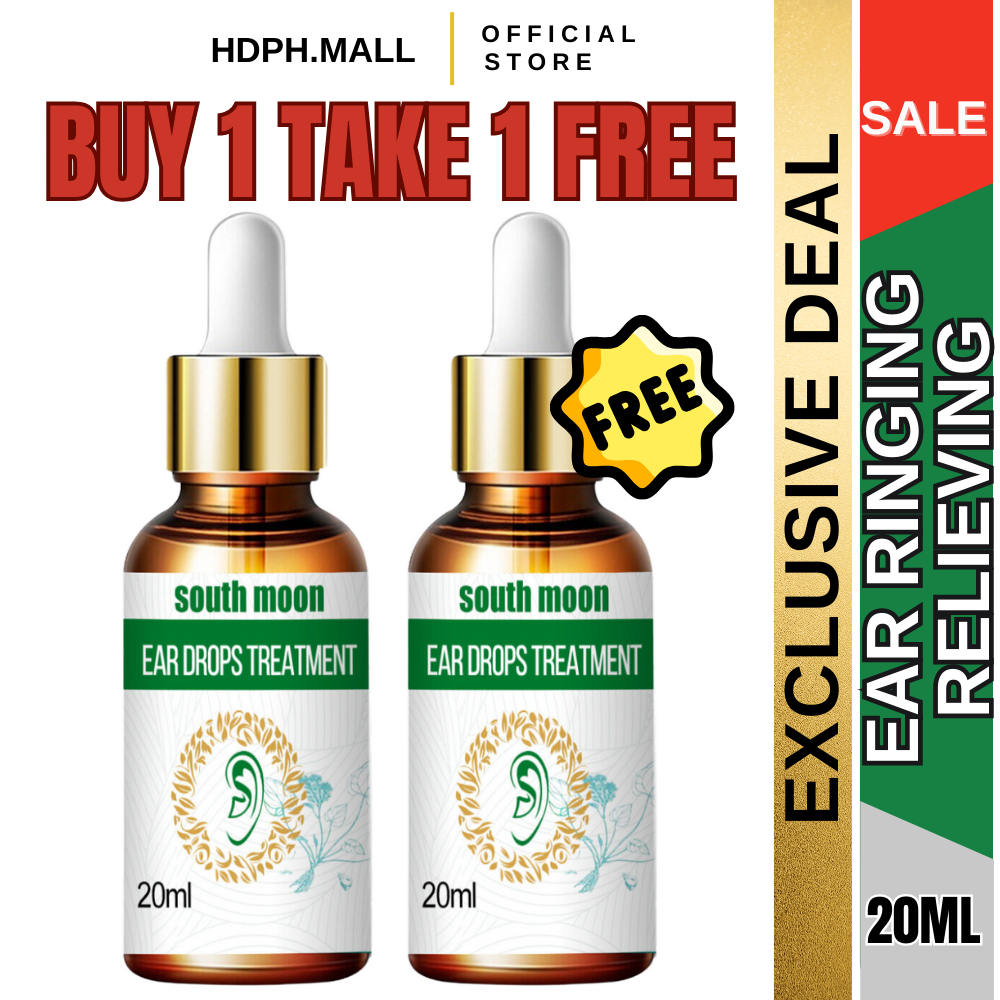 Buy 1 Take 1 South Moon Ear Ringing Ear Drop Treatment Gentle and ...