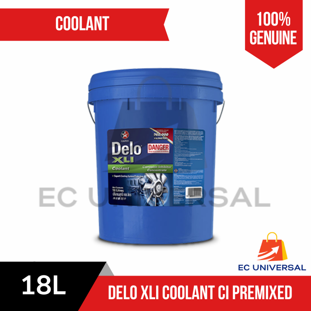 Caltex Delo XLI CI Coolant Premixed 18 Liters Pail | EC Universal ...