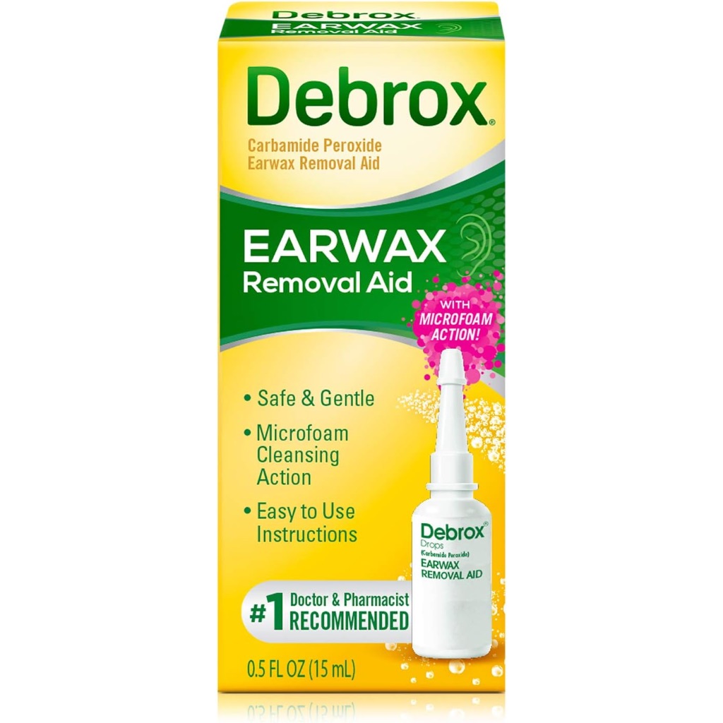 Debrox Earwax Removal Aid, 0.5 oz Earwax Removal Drops #1127 | Shopee ...
