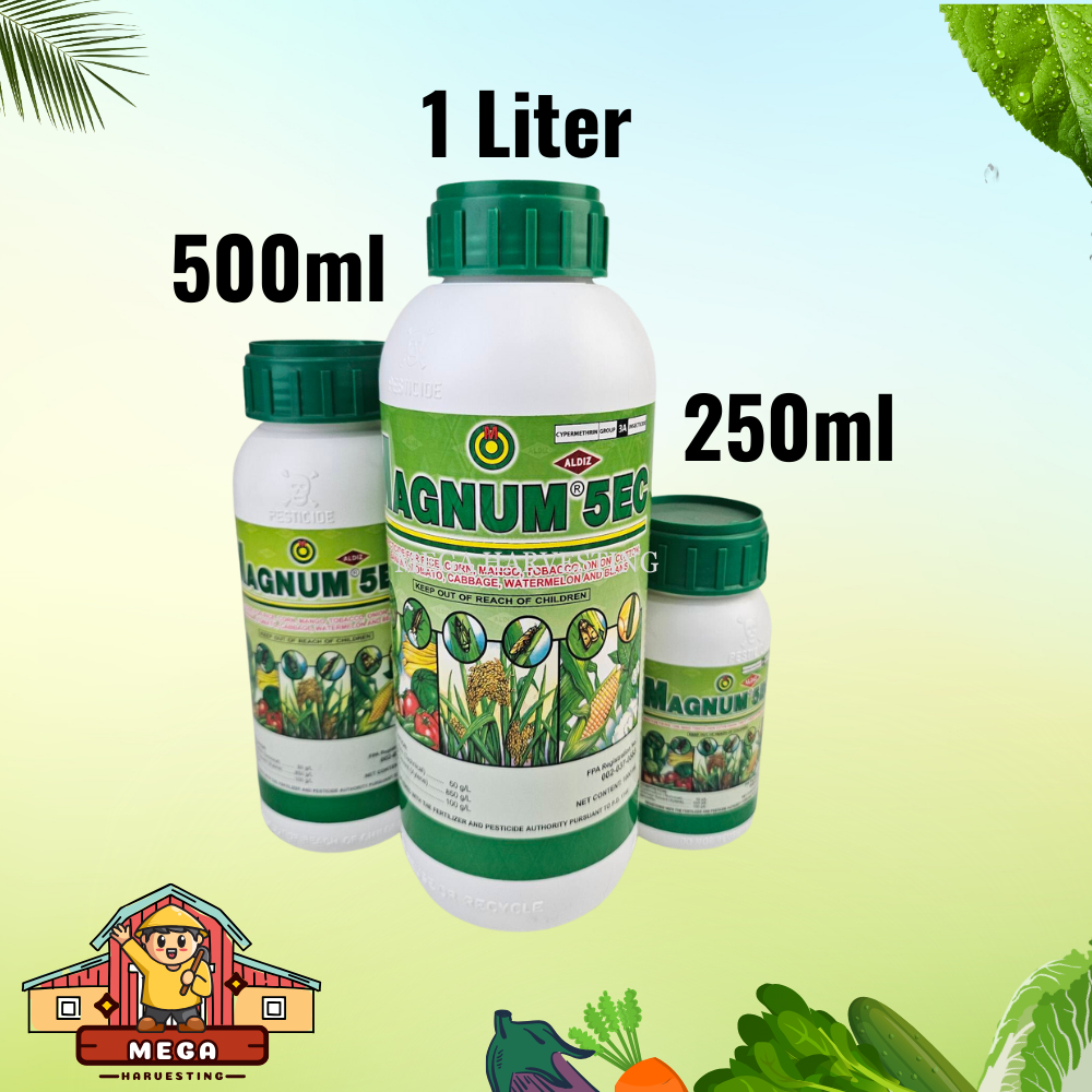 MAGNUM 5 EC 1L 500ML 250ML INSECTICIDE FOR RICE CORN MANGO TOBACCO ...