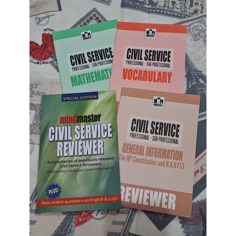 CIVIL SERVICE REVIEWER GENERAL INFORMATION,MATHEMATICS & VOCABULARY ...