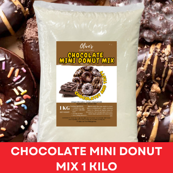 Choco Mini Donut Batter Mix 1 Kilo | Shopee Philippines