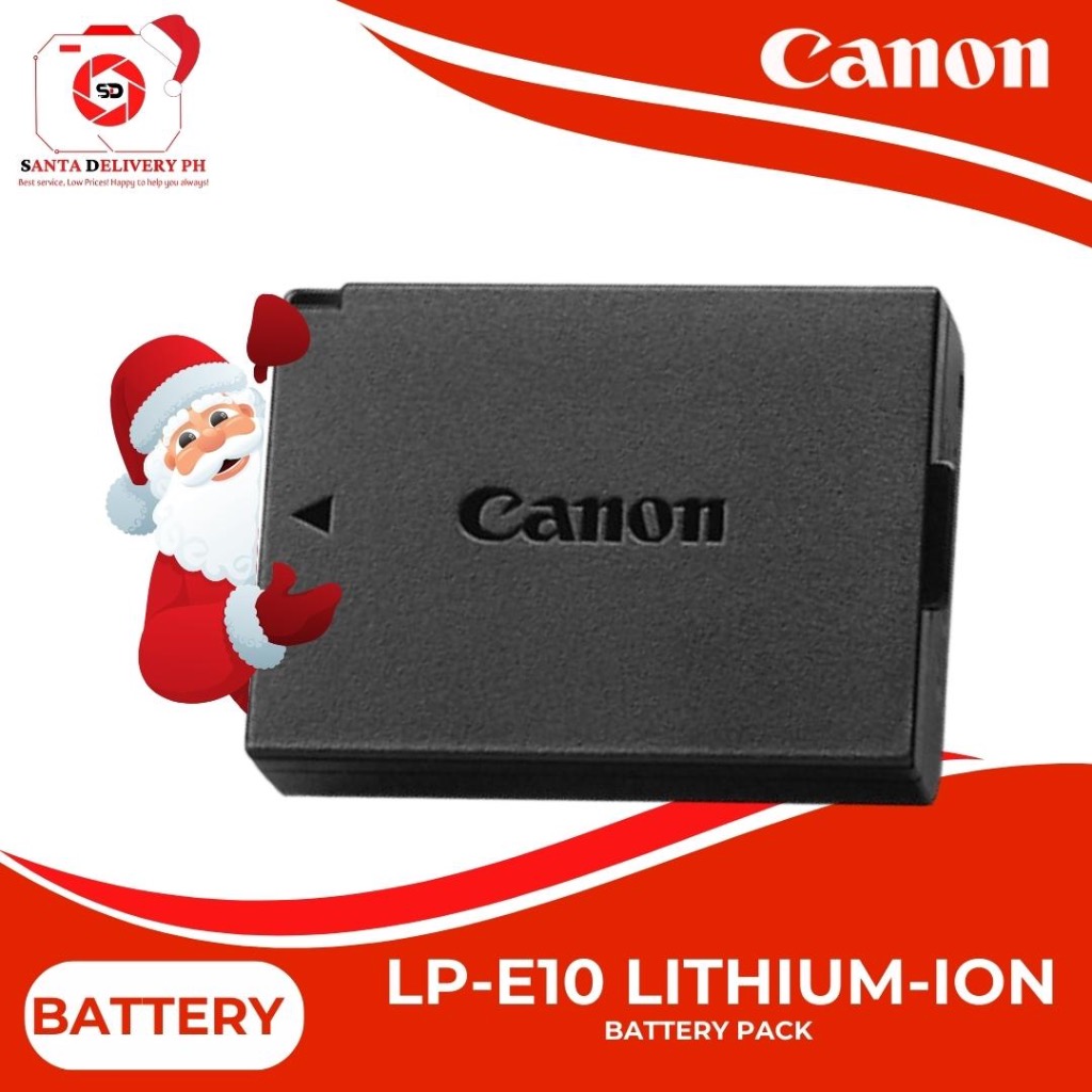 Canon LP-E10 Lithium-Ion Battery Pack - ORIGINAL BATTERY! | Shopee ...