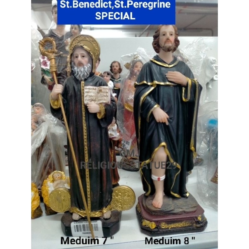 ST BENEDICT,ST PEREGRINE STATUE SPECIAL | Shopee Philippines